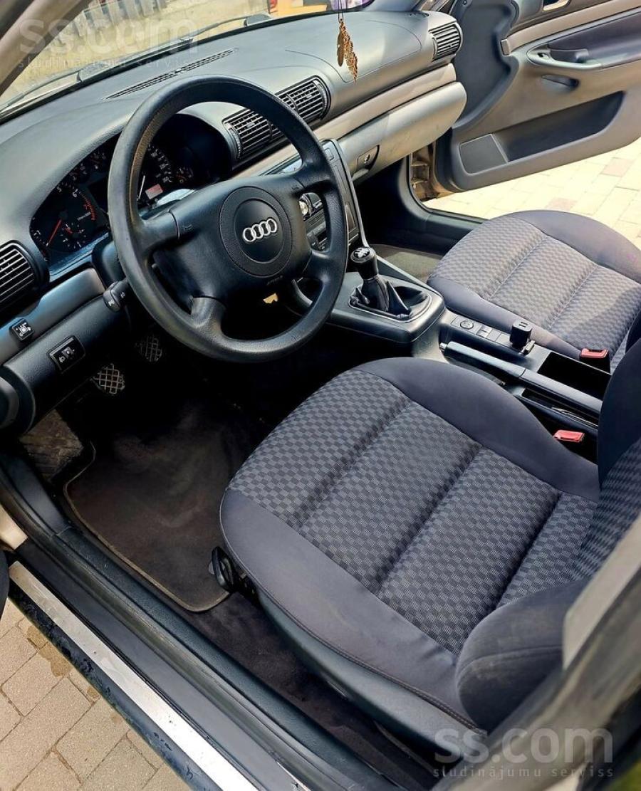 Brūns Audi A4 1999 Ogre, ar dzinēja tilpumu 1.60 L un nobraukumu 269 tūkst. km par 2099 €, foto 7 vietnē AUTOMOTO.COM.LV