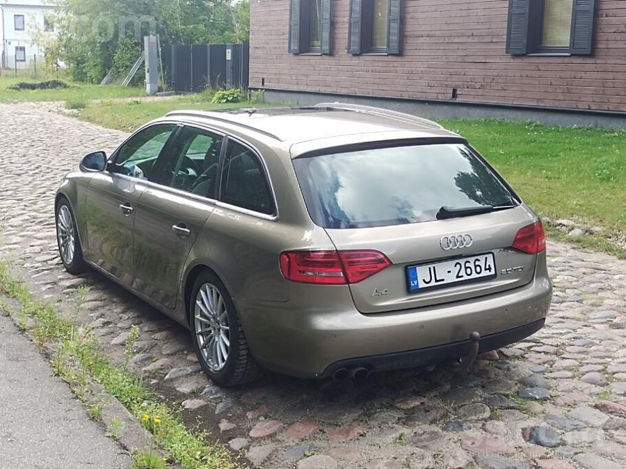 Brown Audi A4 2008 in Riga, with an engine capacity of 2.00 L and mileage of 0 thousand km for 3700 €, photo 7 on AUTOMOTO.COM.LV