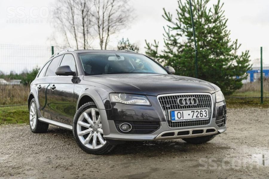 Brown Audi A4 2009 in Riga, with an engine capacity of 3.00 L and mileage of 356 thousand km for 10490 €, photo 3 on AUTOMOTO.COM.LV