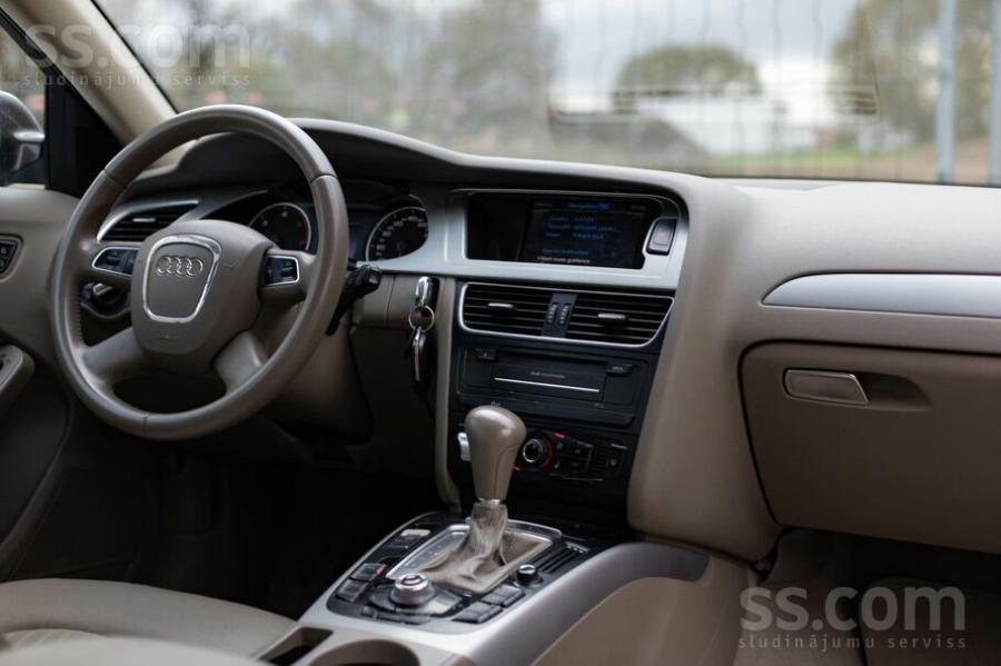 Brown Audi A4 2010 in Riga, with an engine capacity of 2.00 L and mileage of 275 thousand km for 6290 €, photo 20 on AUTOMOTO.COM.LV