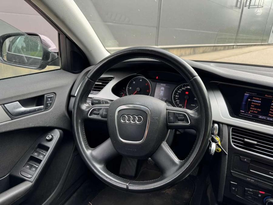 Brown Audi A4 2010 in Alytus, with an engine capacity of 2.00 L and mileage of 303 thousand km for 3950 €, photo 12 on AUTOMOTO.COM.LV