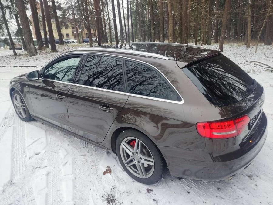 Brown Audi A4 2011 in Utena, with an engine capacity of 2.97 L and mileage of 299 thousand km for 6650 €, photo 24 on AUTOMOTO.COM.LV