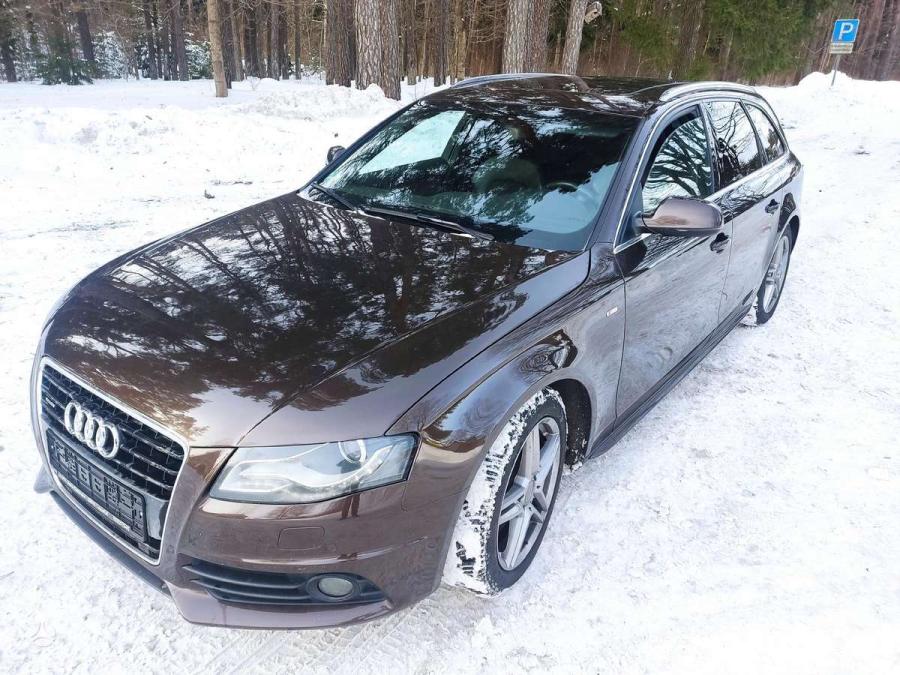 Brown Audi A4 2011 in Utena, with an engine capacity of 2.97 L and mileage of 299 thousand km for 6650 €, photo 6 on AUTOMOTO.COM.LV