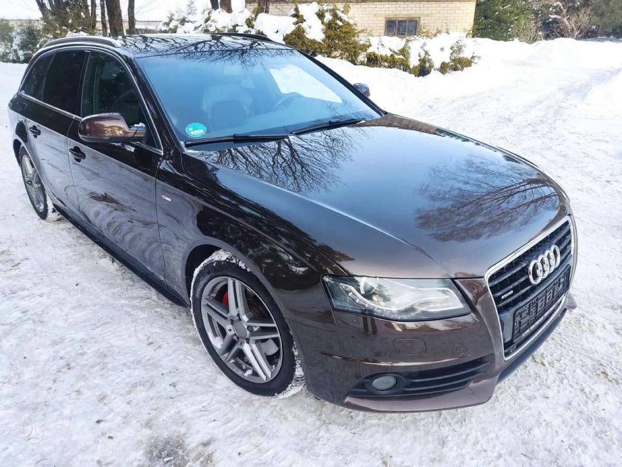 Brown Audi A4 2011 in Utena, with an engine capacity of 2.97 L and mileage of 299 thousand km for 6650 €, photo 10 on AUTOMOTO.COM.LV