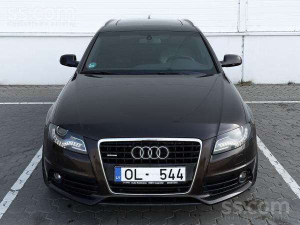 Brown Audi A4 2011 in Riga, with an engine capacity of 3.00 L and mileage of 0 thousand km for 8490 €, photo 5 on AUTOMOTO.COM.LV