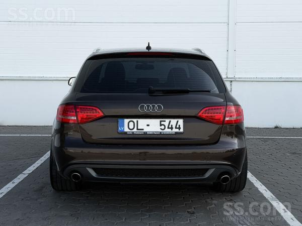 Brown Audi A4 2011 in Riga, with an engine capacity of 3.00 L and mileage of 0 thousand km for 8490 €, photo 6 on AUTOMOTO.COM.LV