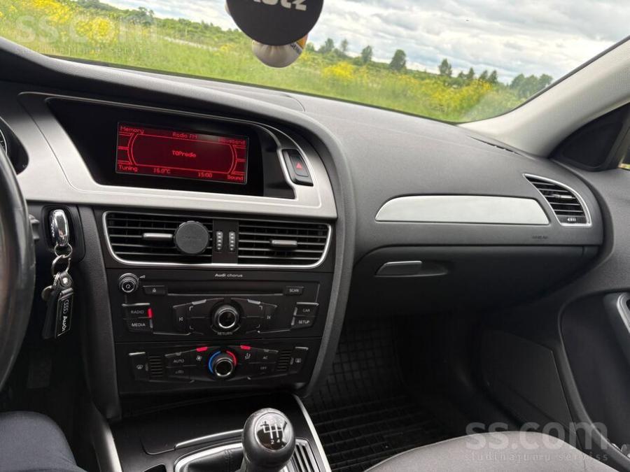 Brown Audi A4 2011 in Daugavpils, with an engine capacity of 2.00 L and mileage of 0 thousand km for 5650 €, photo 18 on AUTOMOTO.COM.LV