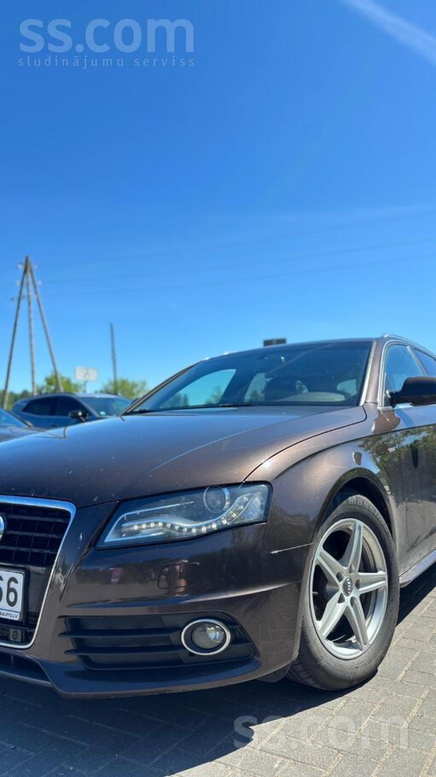 Brown Audi A4 2011 in Limbazi, with an engine capacity of 3.00 L and mileage of 295 thousand km for 6999 €, photo 1 on AUTOMOTO.COM.LV