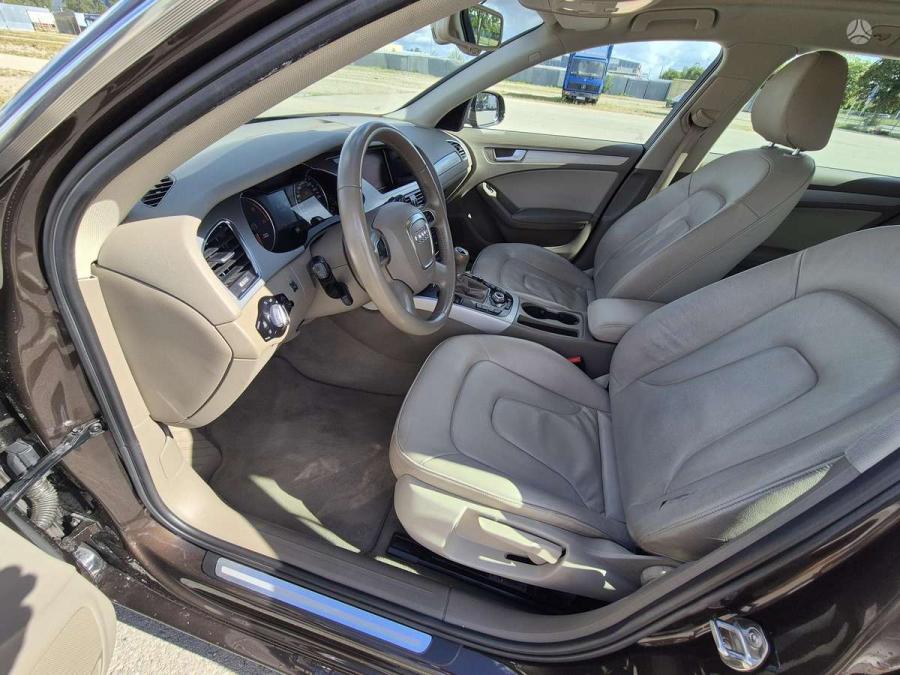 Brown Audi A4 2011 in Siauliai, with an engine capacity of 1.97 L and mileage of 250 thousand km for 6650 €, photo 14 on AUTOMOTO.COM.LV