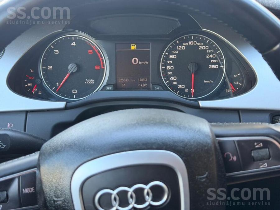 Brown Audi A4 2011 in Riga, with an engine capacity of 2.00 L and mileage of 325 thousand km for 3900 €, photo 12 on AUTOMOTO.COM.LV