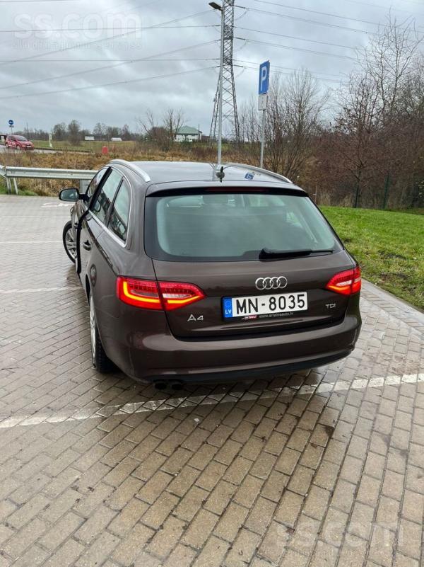 Brūns Audi A4 2012 Talsi, ar dzinēja tilpumu 2.00 L un nobraukumu 251 tūkst. km par 8600 €, foto 4 vietnē AUTOMOTO.COM.LV