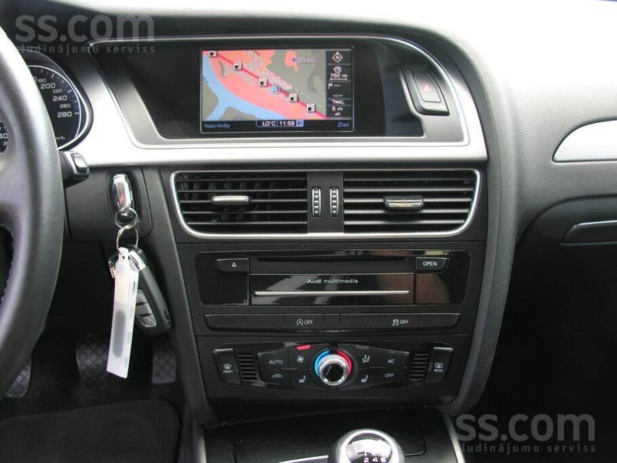 Brown Audi A4 2012 in Riga, with an engine capacity of 2.00 L and mileage of 0 thousand km for 7350 €, photo 12 on AUTOMOTO.COM.LV