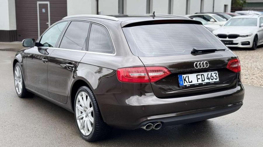 Brūns Audi A4 2012 Telšiai, ar dzinēja tilpumu 2.97 L un nobraukumu 250 tūkst. km par 8300 €, foto 8 vietnē AUTOMOTO.COM.LV