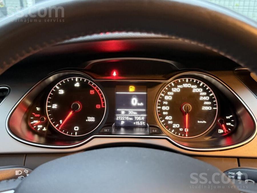 Brown Audi A4 2012 in Riga, with an engine capacity of 2.00 L and mileage of 272 thousand km for 7770 €, photo 22 on AUTOMOTO.COM.LV