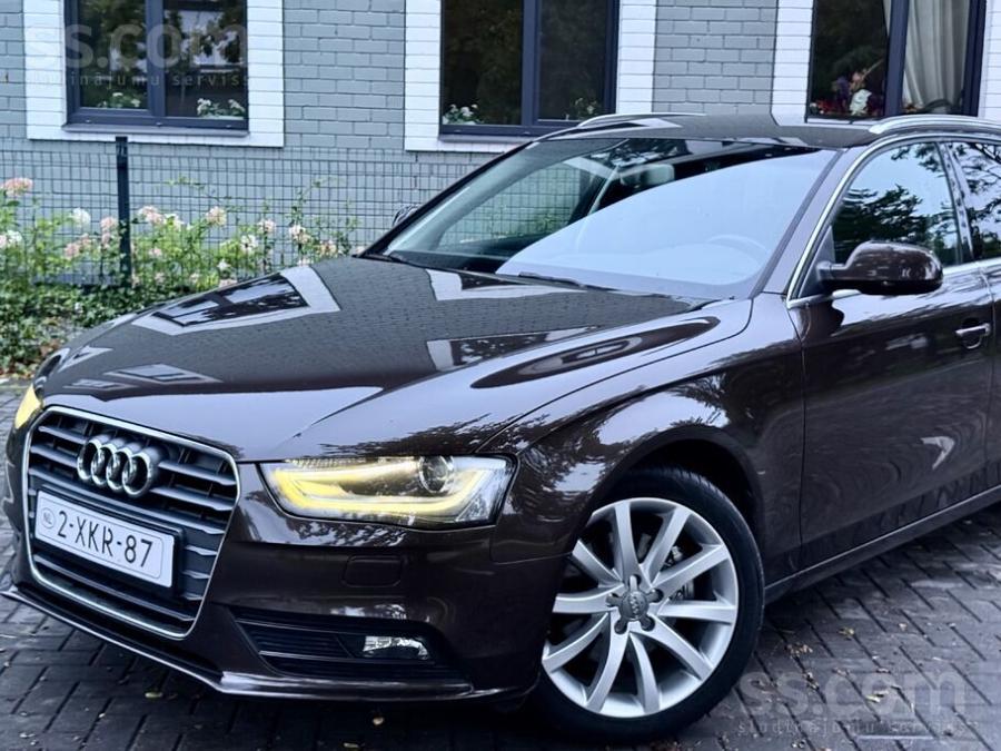 Brown Audi A4 2012 in Riga, with an engine capacity of 2.00 L and mileage of 272 thousand km for 7770 €, photo 34 on AUTOMOTO.COM.LV