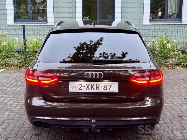 Audi A4 2012 in Riga on AUTOMOTO.COM.LV Brown Audi A4 2012 in Riga, with an engine capacity of 2.00 L and mileage of 272 thousand km for 7770 €, photo 6 on AUTOMOTO.COM.LV