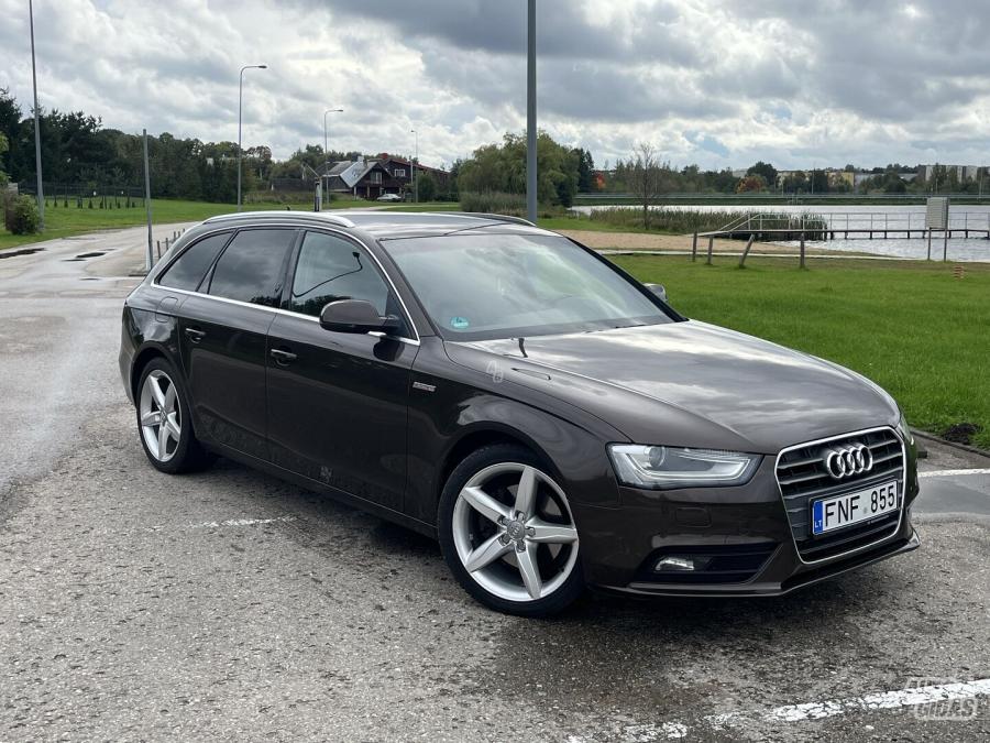 Brown Audi A4 2013 in Vilnius, with an engine capacity of 2.00 L and mileage of 268 thousand km for 7900 €, photo 4 on AUTOMOTO.COM.LV