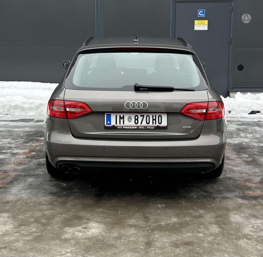 Brown Audi A4 2014 in Vilnius, with an engine capacity of 1.97 L and mileage of 215 thousand km for 8000 €, photo 8 on AUTOMOTO.COM.LV