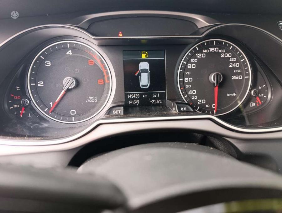 Brown Audi A4 2014 in Panevezys, with an engine capacity of 1.97 L and mileage of 149 thousand km for 8850 €, photo 10 on AUTOMOTO.COM.LV