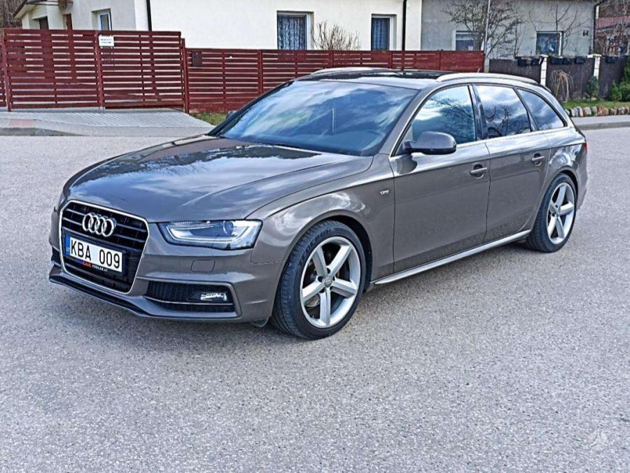 Brūns Audi A4 2014 Jonava, ar dzinēja tilpumu 1.97 L un nobraukumu 293 tūkst. km par 8900 €, foto 1 vietnē AUTOMOTO.COM.LV