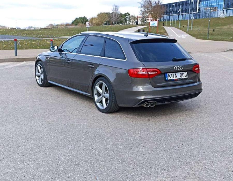 Brūns Audi A4 2014 Jonava, ar dzinēja tilpumu 1.97 L un nobraukumu 293 tūkst. km par 8900 €, foto 5 vietnē AUTOMOTO.COM.LV