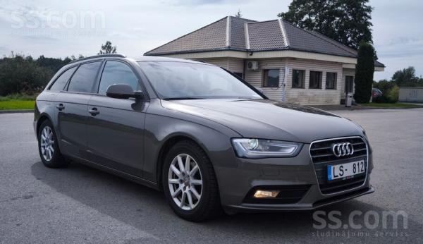 Brown Audi A4 2014 in Tukums, with an engine capacity of 2.00 L and mileage of 312 thousand km for 8250 €, photo 1 on AUTOMOTO.COM.LV