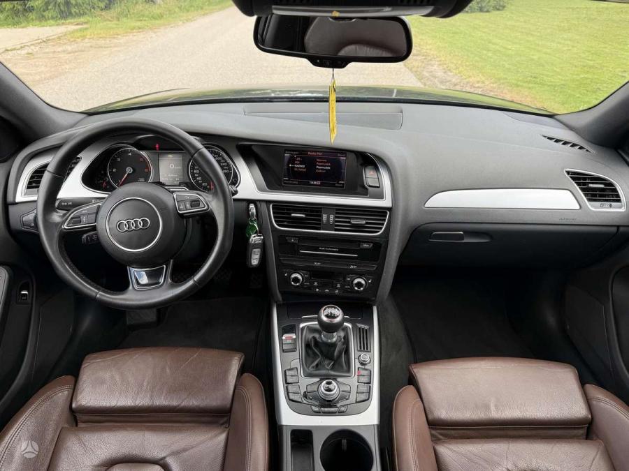 Brown Audi A4 2015 in Utena, with an engine capacity of 1.97 L and mileage of 181 thousand km for 8200 €, photo 16 on AUTOMOTO.COM.LV