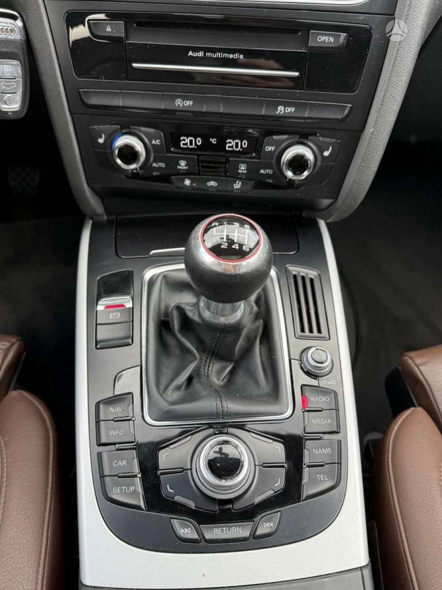 Brown Audi A4 2015 in Utena, with an engine capacity of 1.97 L and mileage of 181 thousand km for 8200 €, photo 17 on AUTOMOTO.COM.LV