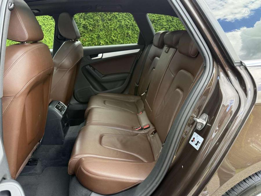 Brown Audi A4 2015 in Utena, with an engine capacity of 1.97 L and mileage of 181 thousand km for 8200 €, photo 24 on AUTOMOTO.COM.LV