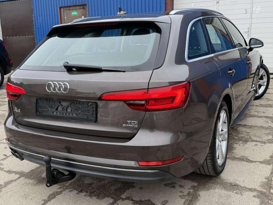 Brown Audi A4 2016 in Prienai, with an engine capacity of 2.00 L and mileage of 257 thousand km for 12300 €, photo 11 on AUTOMOTO.COM.LV