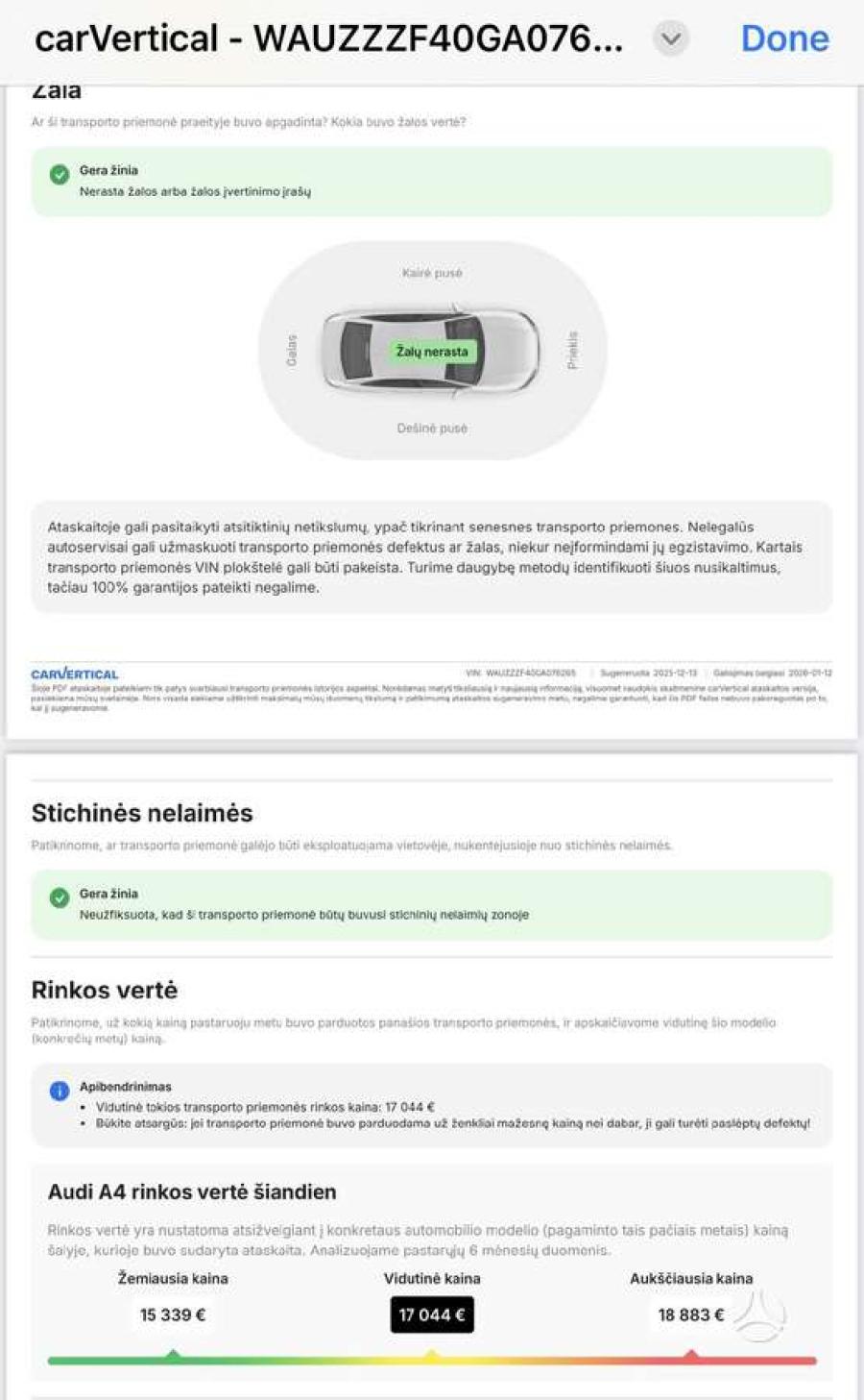 Brown Audi A4 2016 in Prienai, with an engine capacity of 2.00 L and mileage of 257 thousand km for 11700 €, photo 36 on AUTOMOTO.COM.LV