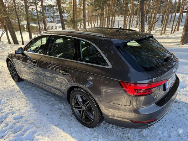 Brown Audi A4 2017 in Utena, with an engine capacity of 2.97 L and mileage of 379 thousand km for 10990 €, photo 11 on AUTOMOTO.COM.LV