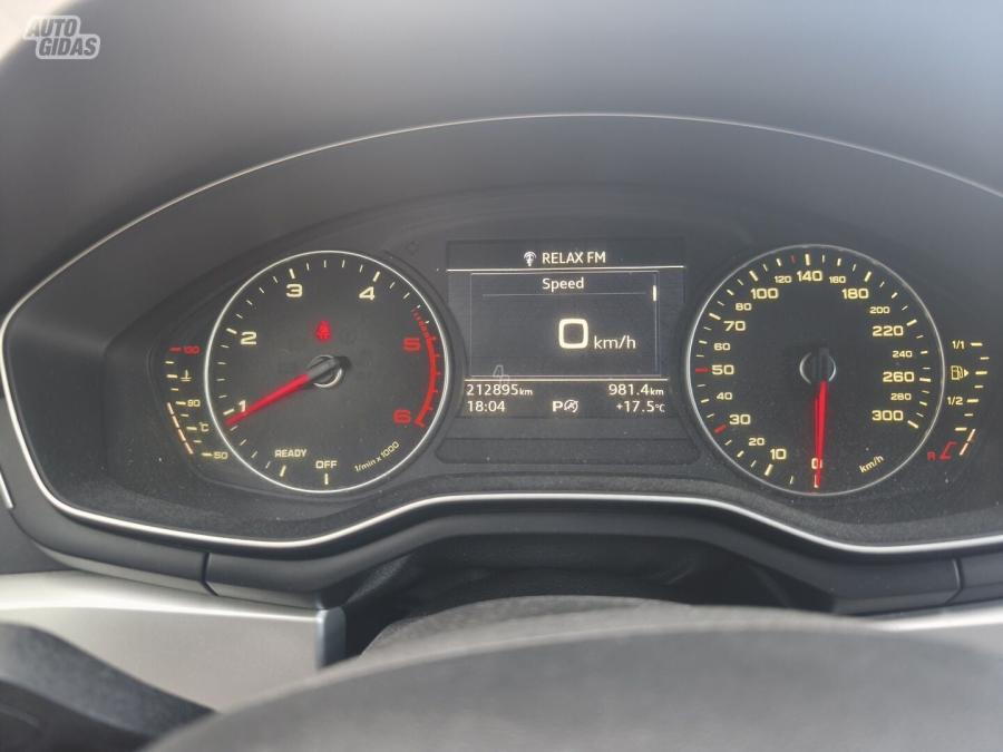 Brown Audi A4 2017 in Jurbarkas, with an engine capacity of 2.00 L and mileage of 212 thousand km for 9900 €, photo 12 on AUTOMOTO.COM.LV