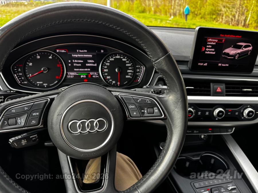 Brūns Audi A4 2018 Tallina, ar dzinēja tilpumu 2.00 L un nobraukumu 179 tūkst. km par 16100 €, foto 10 vietnē AUTOMOTO.COM.LV