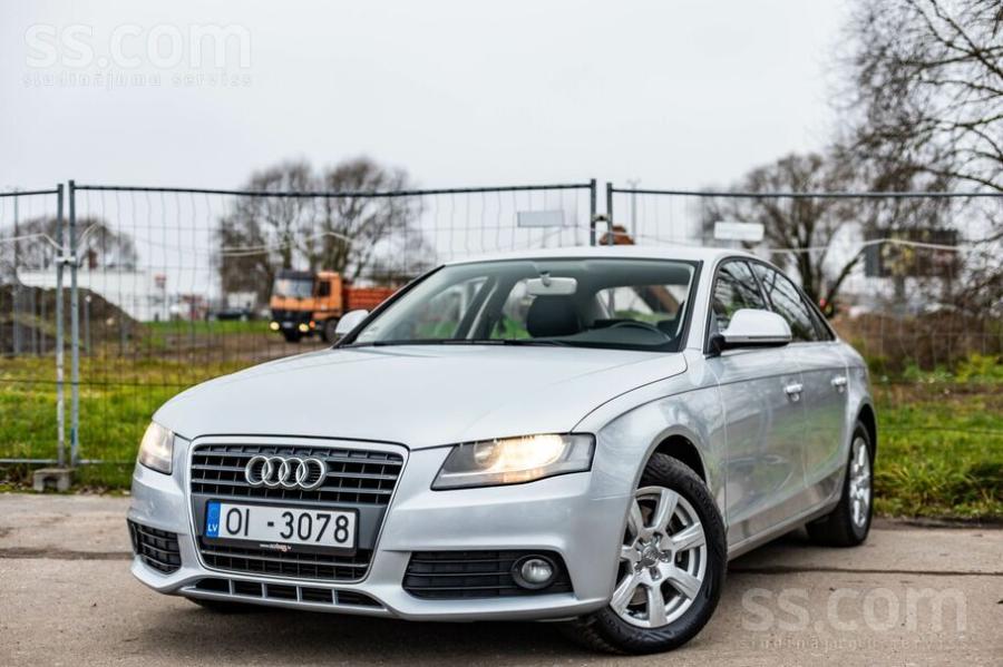 Audi A4 2008 in Riga, with an engine capacity of 2.00 L and mileage of 290 thousand km for 5890 €, photo 1 on AUTOMOTO.COM.LV