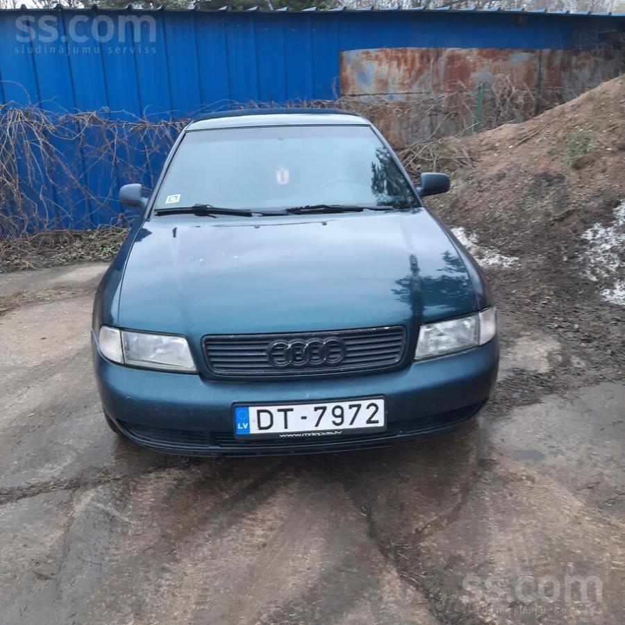 Green Audi A4 1995 in Dobele, with an engine capacity of 1.80 L and mileage of 390 thousand km for 25900 €, photo 1 on AUTOMOTO.COM.LV