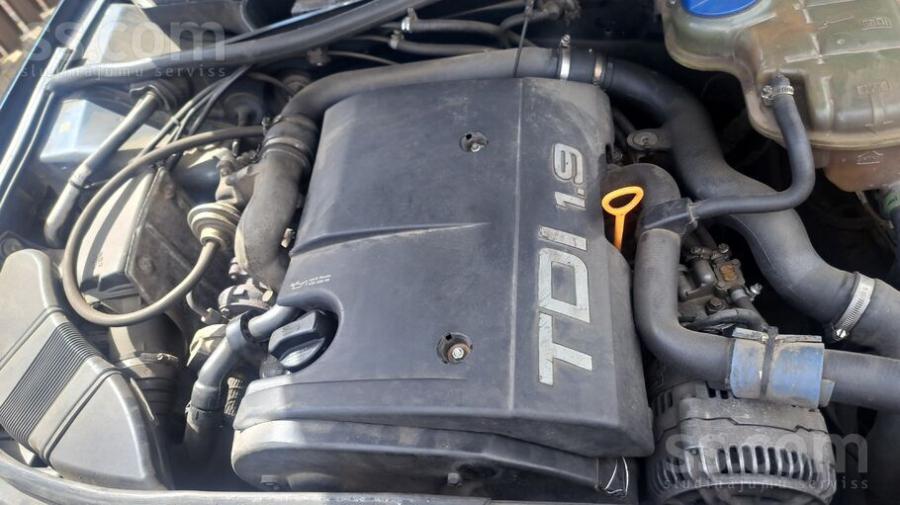 Green Audi A4 1996 in Daugavpils, with an engine capacity of 1.90 L and mileage of 360 thousand km for 930 €, photo 16 on AUTOMOTO.COM.LV