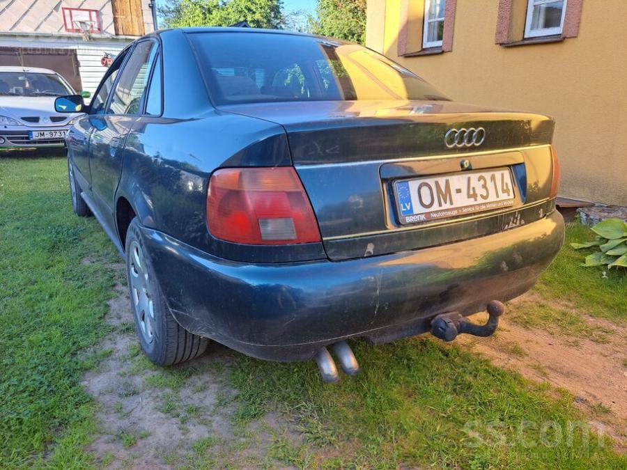 Green Audi A4 1996 in Jekabpils, with an engine capacity of 1.90 L and mileage of 512 thousand km for 700 €, photo 4 on AUTOMOTO.COM.LV