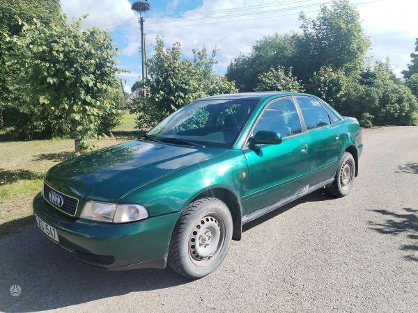 Green Audi A4 1996 in Jurbarkas, with an engine capacity of 1.90 L and mileage of 553 thousand km for 550 €, photo 1 on AUTOMOTO.COM.LV