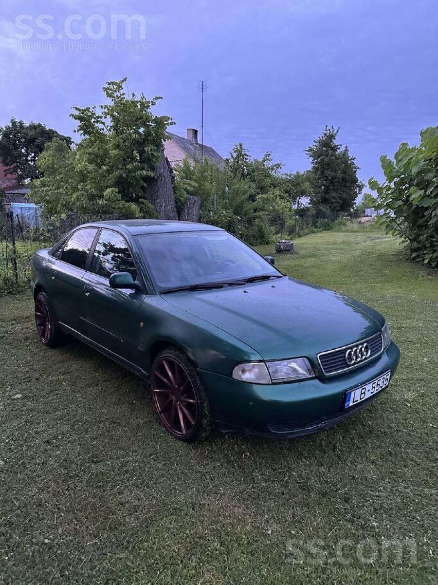 Green Audi A4 1997 in Bauska, with an engine capacity of 1.80 L and mileage of 369 thousand km for 1000 €, photo 1 on AUTOMOTO.COM.LV