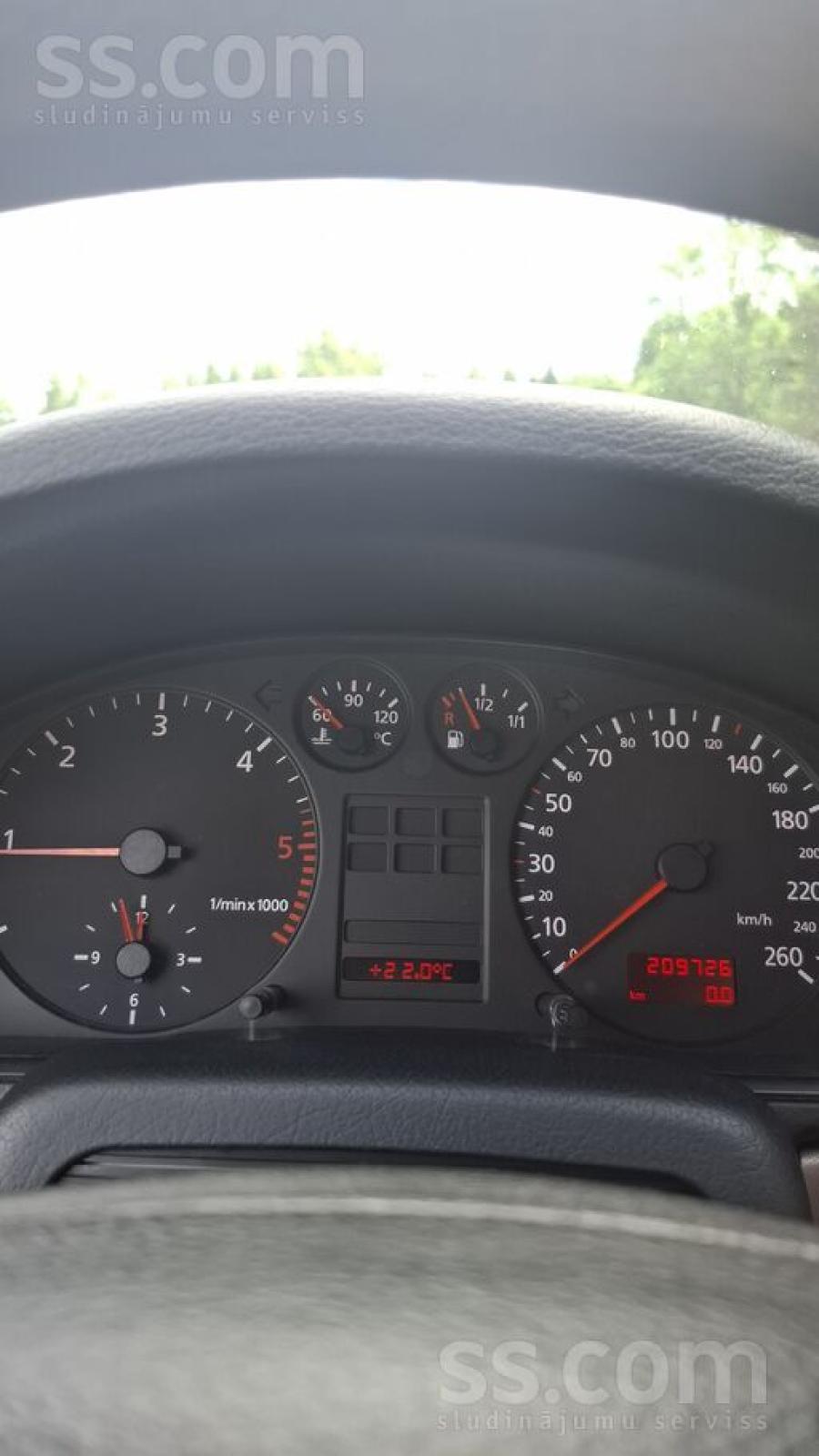 Зеленый Ауди А4 1997 в Мадона, объемом двигателя 1.90 л и пробегом 210 тыс. км за 1700 €, фото 12 на AUTOMOTO.COM.LV