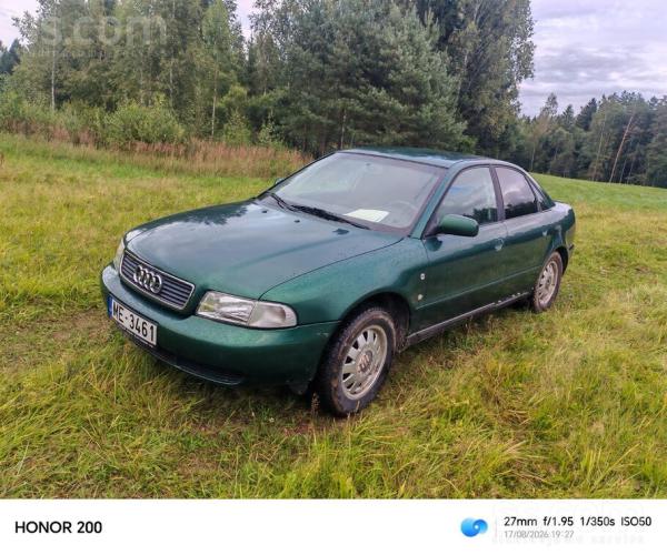 Green Audi A4 1997 in Rezekne, with an engine capacity of 1.80 L and mileage of 198 thousand km for 750 €, photo 3 on AUTOMOTO.COM.LV