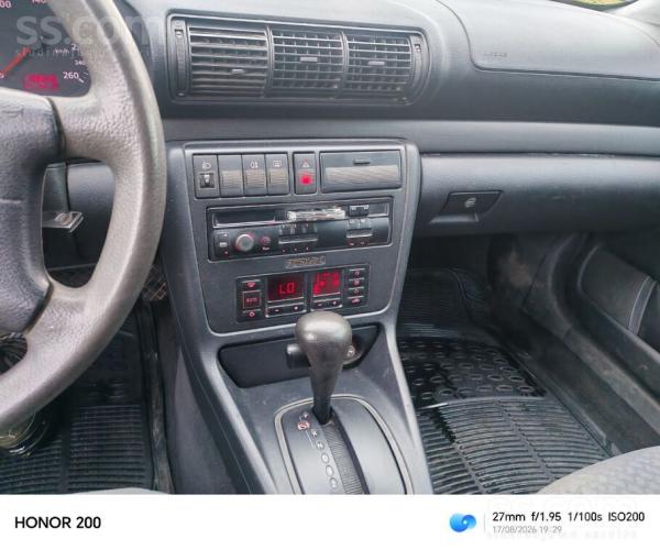 Green Audi A4 1997 in Rezekne, with an engine capacity of 1.80 L and mileage of 198 thousand km for 750 €, photo 9 on AUTOMOTO.COM.LV