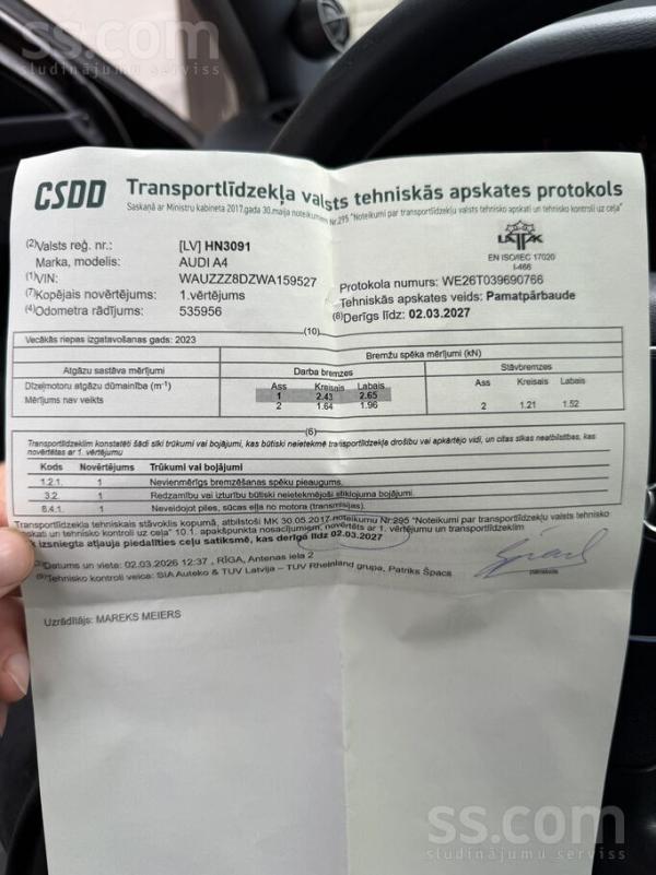 Zaļš Audi A4 1998 Rīga, ar dzinēja tilpumu 1.90 L un nobraukumu 538 tūkst. km par 1100 €, foto 8 vietnē AUTOMOTO.COM.LV