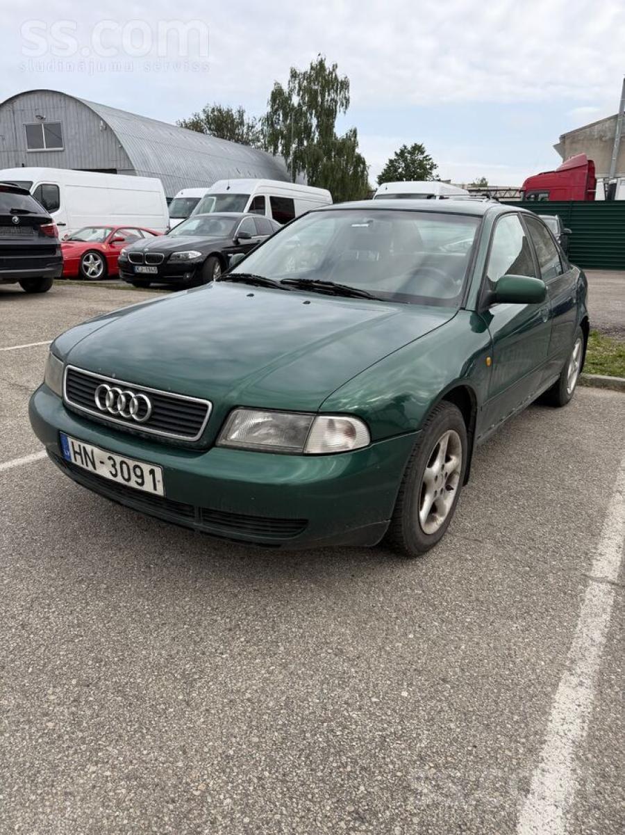 Green Audi A4 1998 in Riga, with an engine capacity of 1.90 L and mileage of 538 thousand km for 1100 €, photo 7 on AUTOMOTO.COM.LV