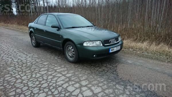 Green Audi A4 2000 in Saldus, with an engine capacity of 1.90 L and mileage of 497 thousand km for 1350 €, photo 1 on AUTOMOTO.COM.LV