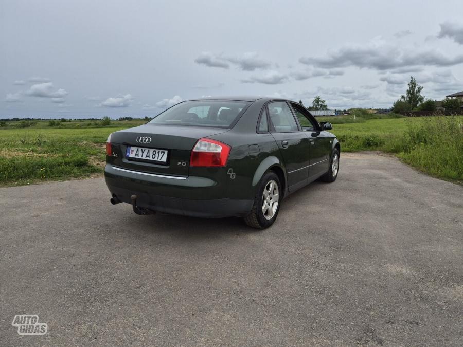 Green Audi A4 2001 in Marijampole, with an engine capacity of 2.00 L and mileage of 291 thousand km for 990 €, photo 5 on AUTOMOTO.COM.LV