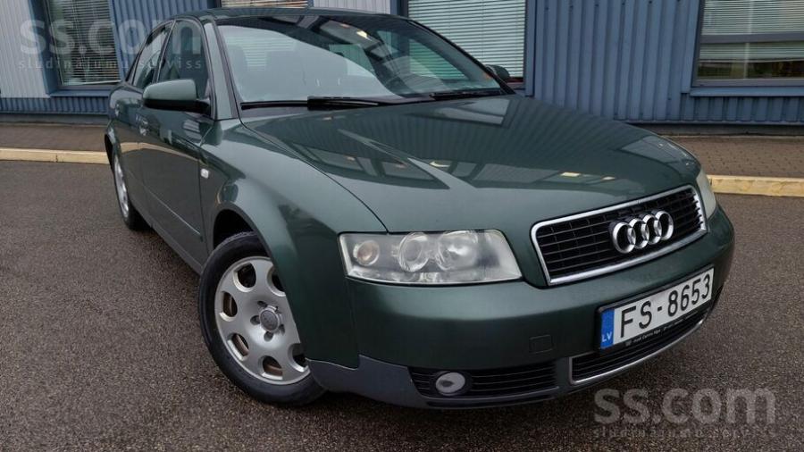 Zaļš Audi A4 2002 Rīga, ar dzinēja tilpumu 2.40 L un nobraukumu 0 tūkst. km par 2190 €, foto 1 vietnē AUTOMOTO.COM.LV