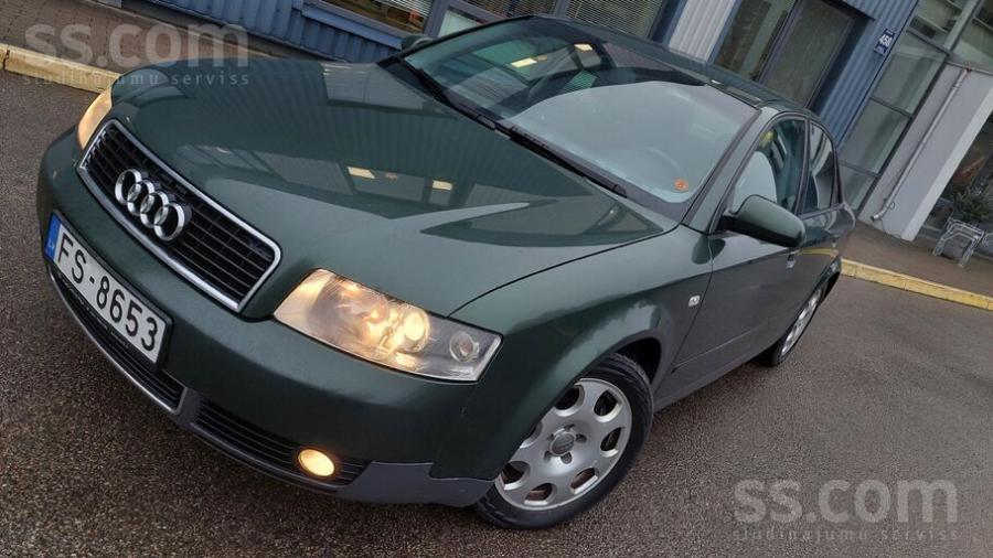 Zaļš Audi A4 2002 Rīga, ar dzinēja tilpumu 2.40 L un nobraukumu 0 tūkst. km par 2190 €, foto 28 vietnē AUTOMOTO.COM.LV