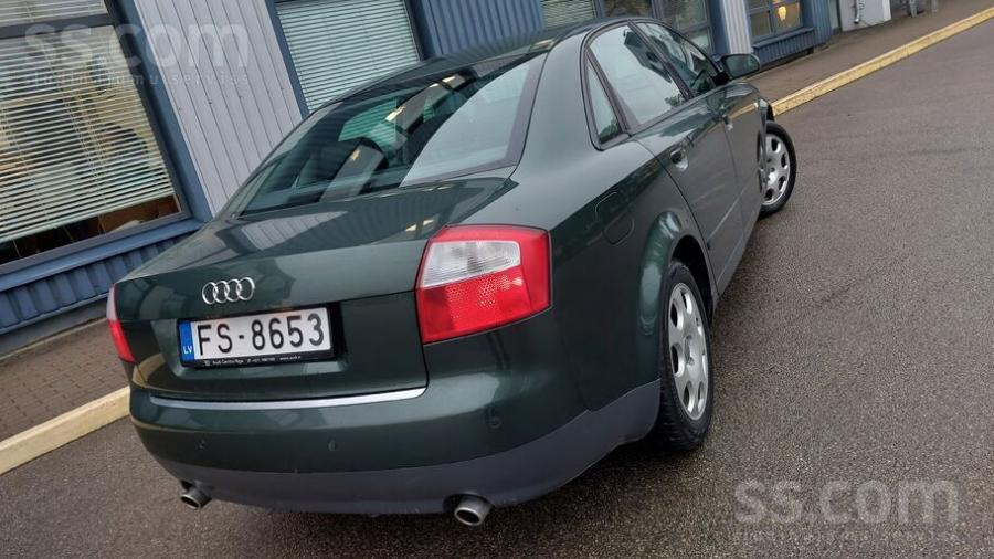 Zaļš Audi A4 2002 Rīga, ar dzinēja tilpumu 2.40 L un nobraukumu 0 tūkst. km par 2190 €, foto 29 vietnē AUTOMOTO.COM.LV